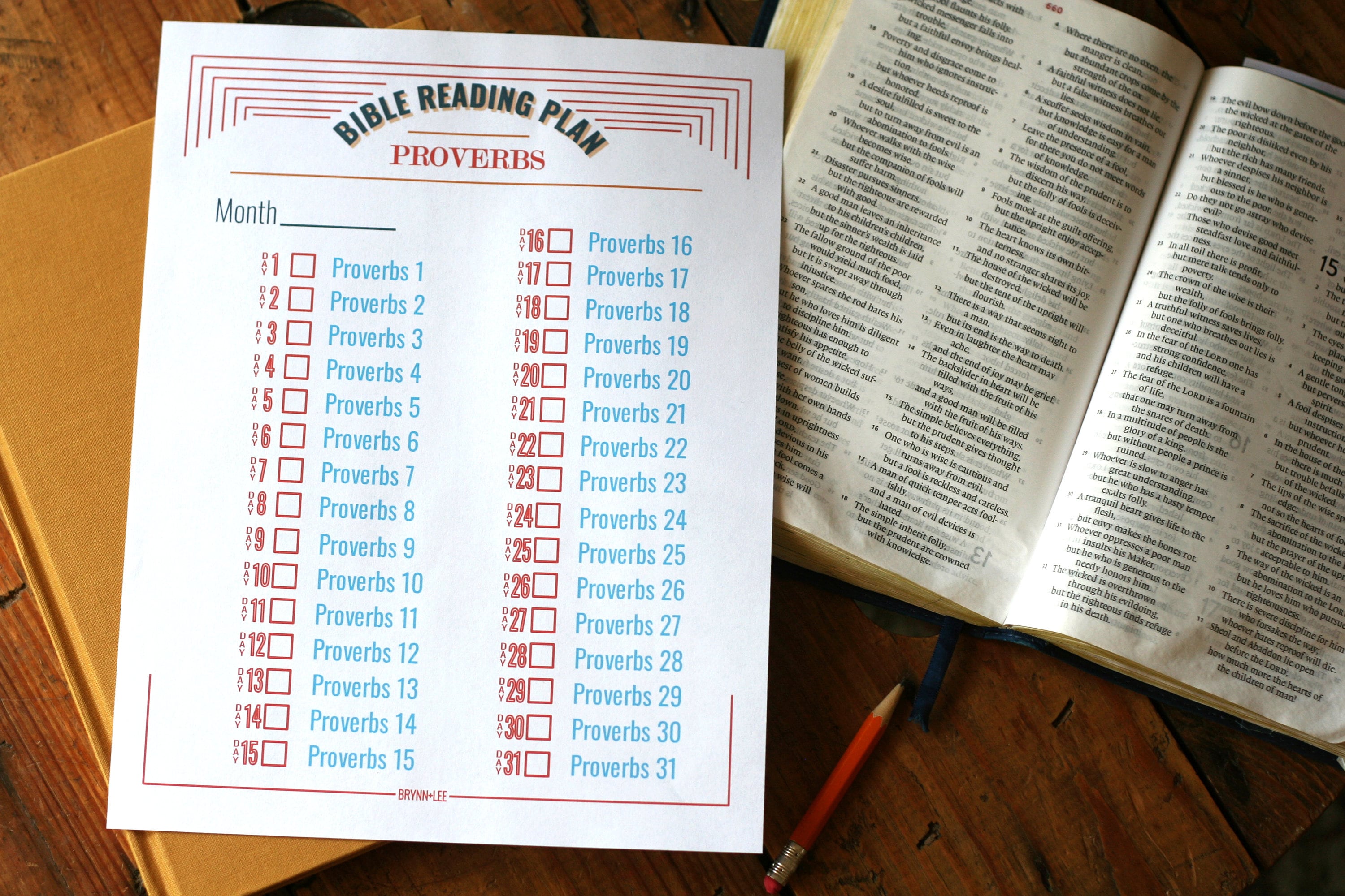 Proverbs Reading Plan, Bible Reading Plan for Kids, Printable Bible ...