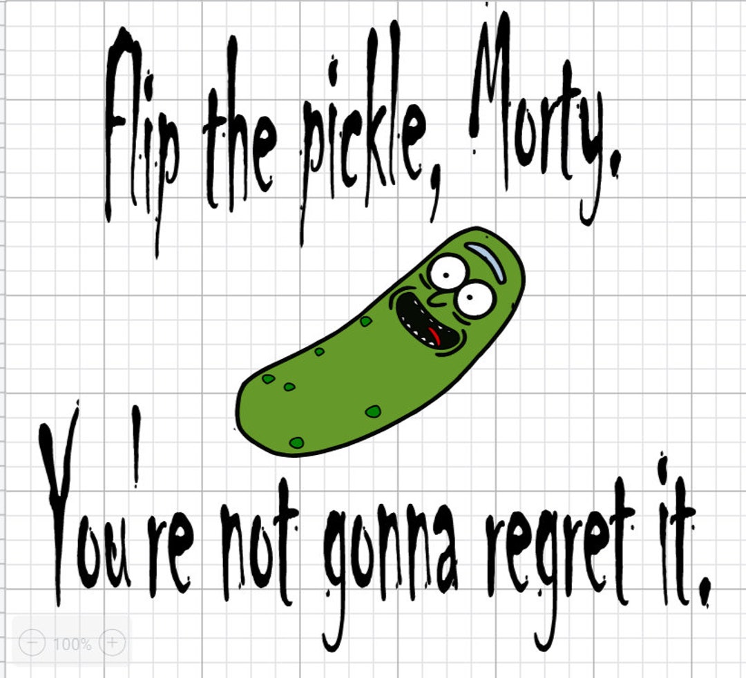 Pickle Rick SVG - Etsy
