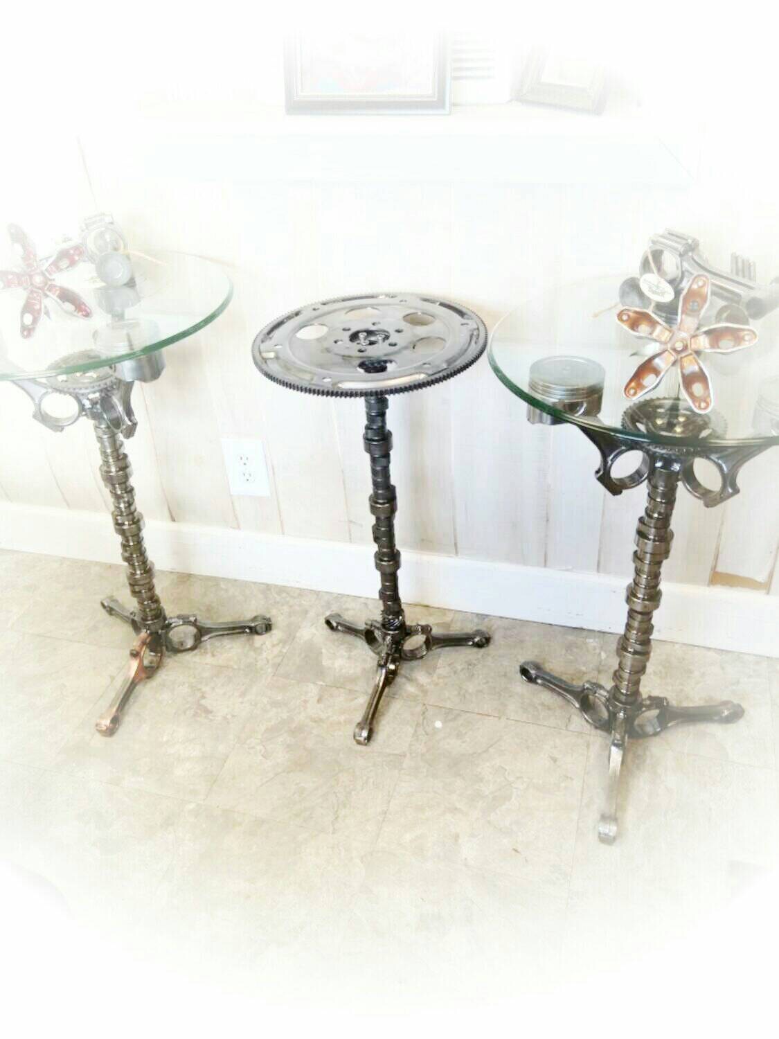Flywheel Camshaft End Table Steel Car Part Furniture - Etsy