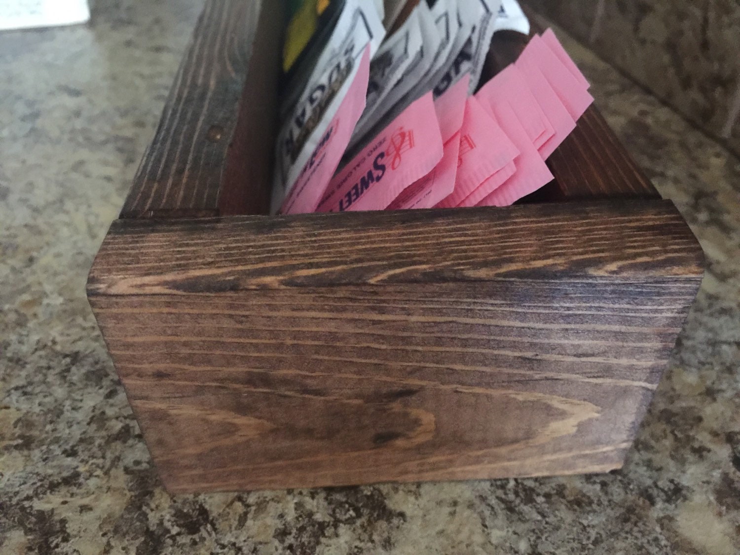 Rustic Wooden Tea Box Tea Organizer Kitchen Organizer Box - Etsy