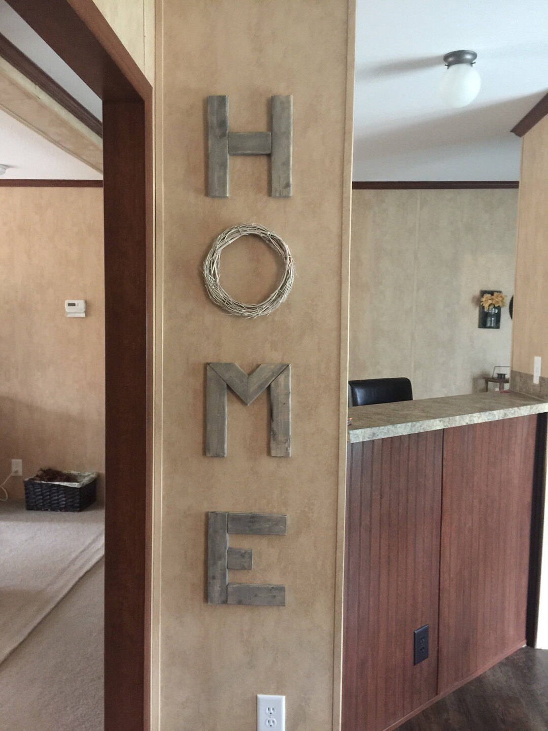 Large Wood Letters Set Home Love - Etsy