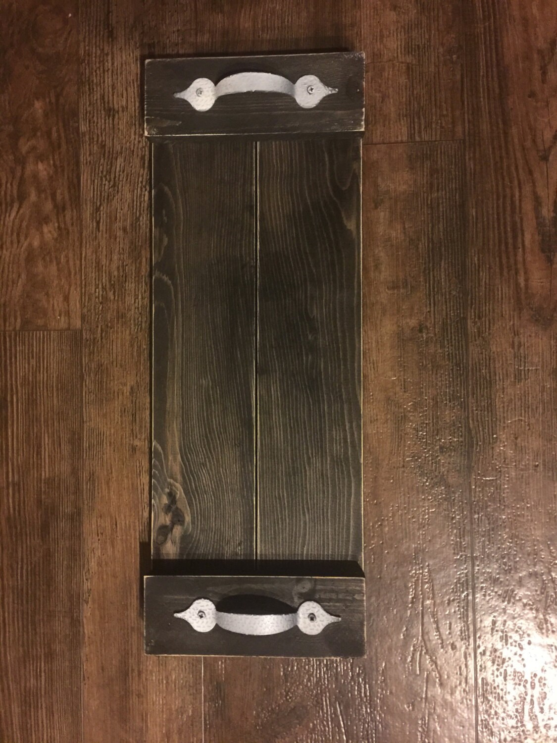 Rustic Wooden Tray Many Colors Available - Etsy