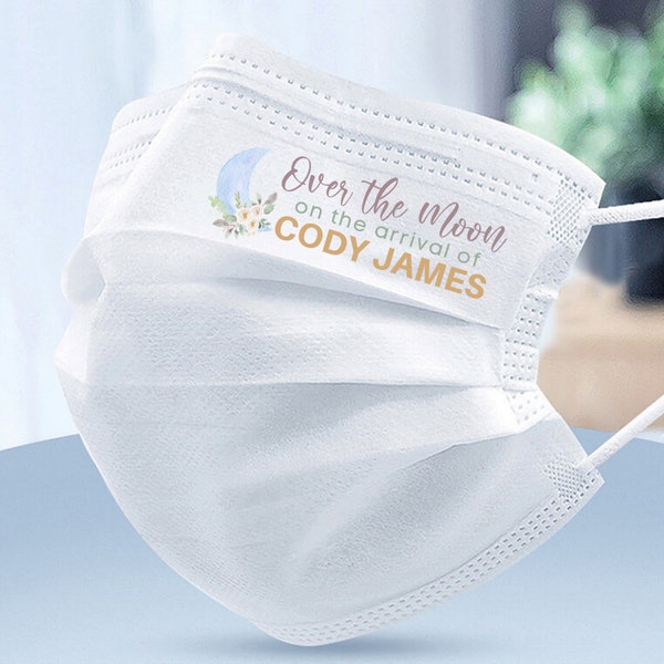 Baby Shower Mask - Etsy