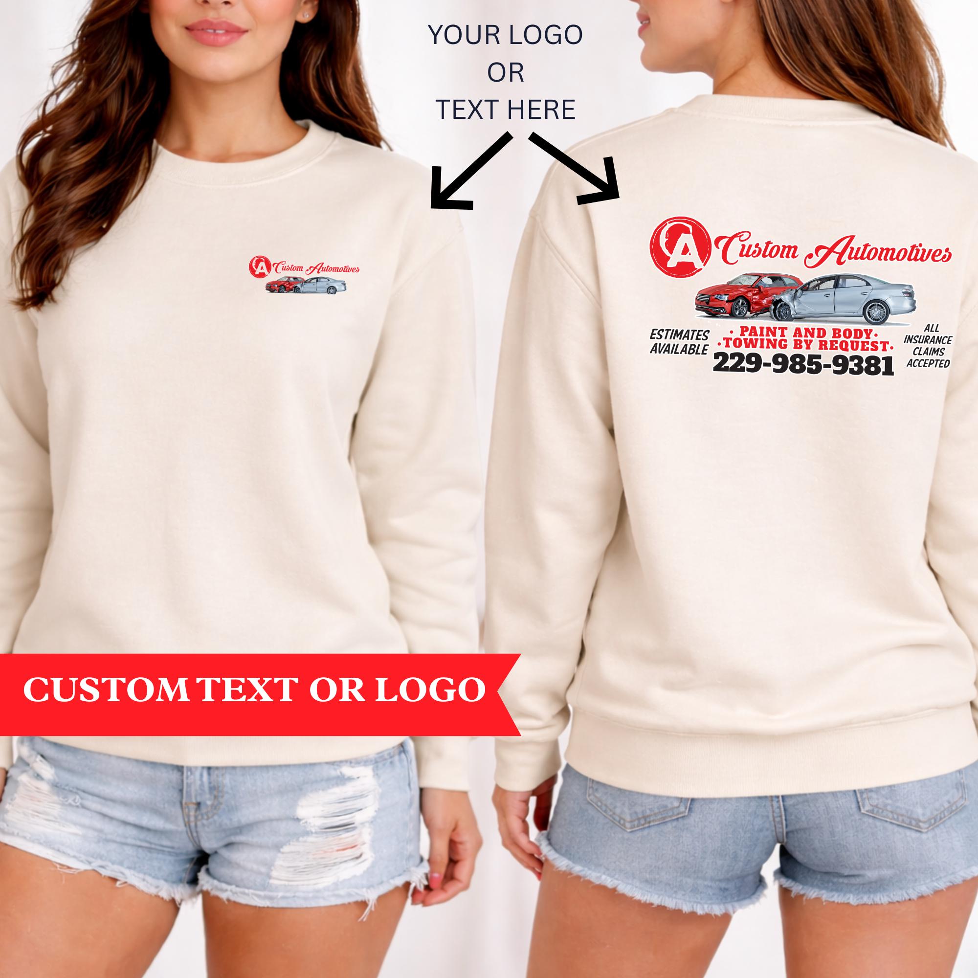 Custom Sweatshirt Hoodie, Custom Tee, Personalized Hooded Sweatshirt ...