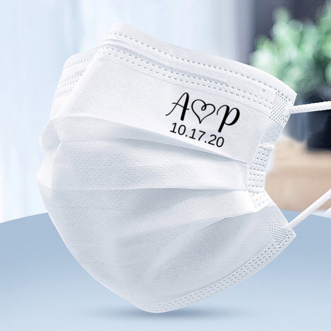 Disposable Face Mask// Adult Masks// Custom// Personalize Mask ...