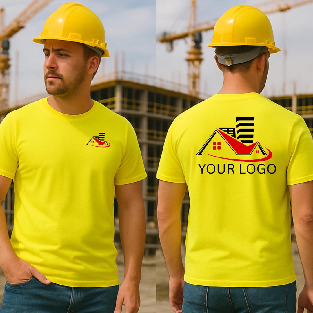 Custom Business Logo Work Shirt, Personalized Company T-shirt for Men ...