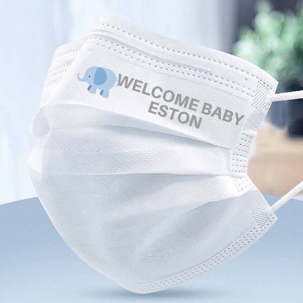 Baby Shower Mask - Etsy