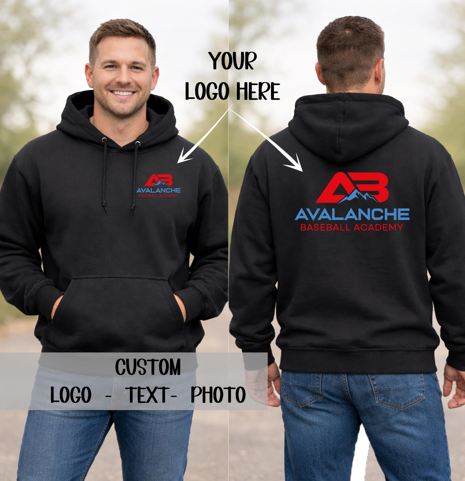 Custom Sweatshirt Hoodie, Custom Tee, Personalized Hooded Sweatshirt ...