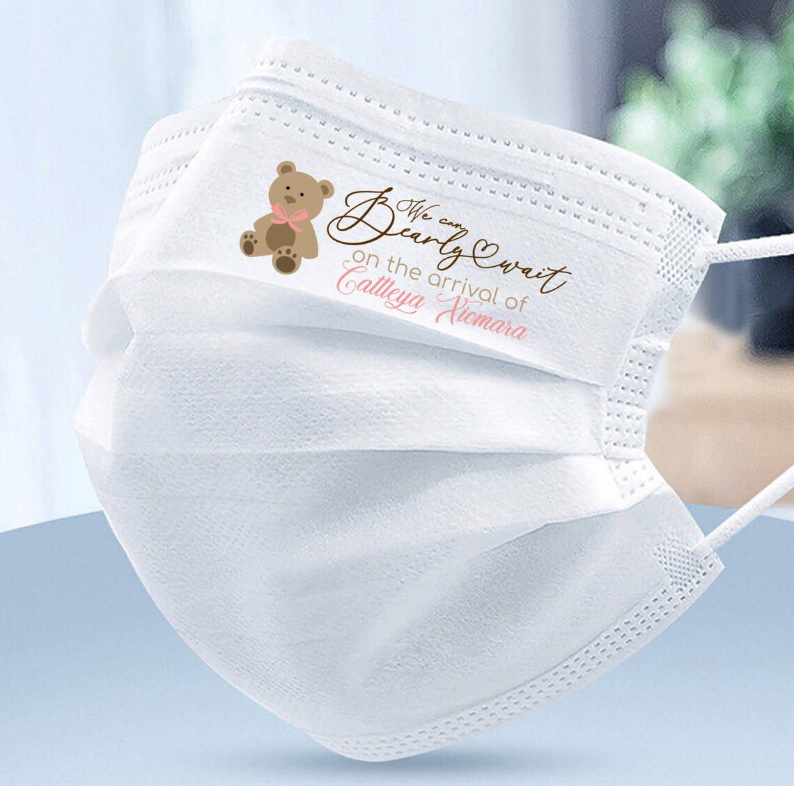 Disposable Face Mask// Adult Masks// Custom// Personalize | Etsy