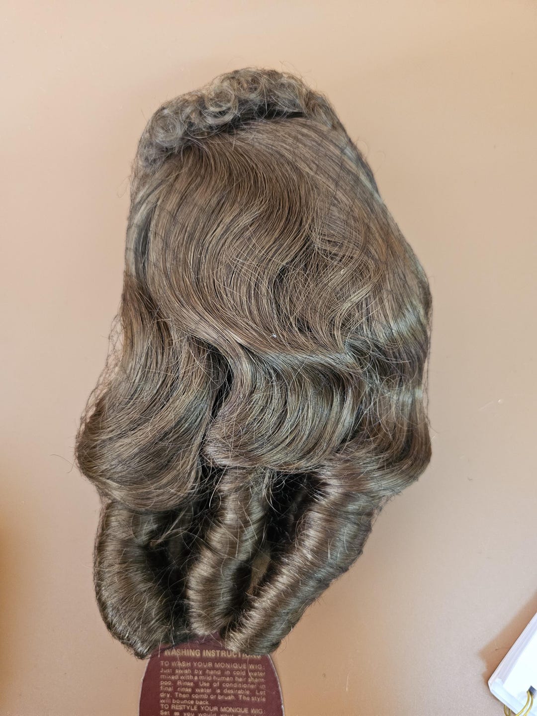 VINTAGE Monique Collection Modacrylic Doll Wig Doll Repair Hairpiece ...