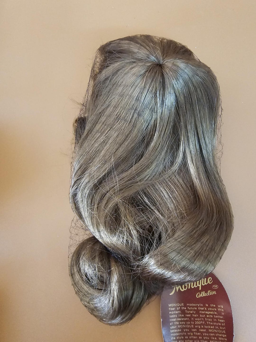 VINTAGE Monique Collection Modacrylic Doll Wig Doll Repair Hairpiece ...