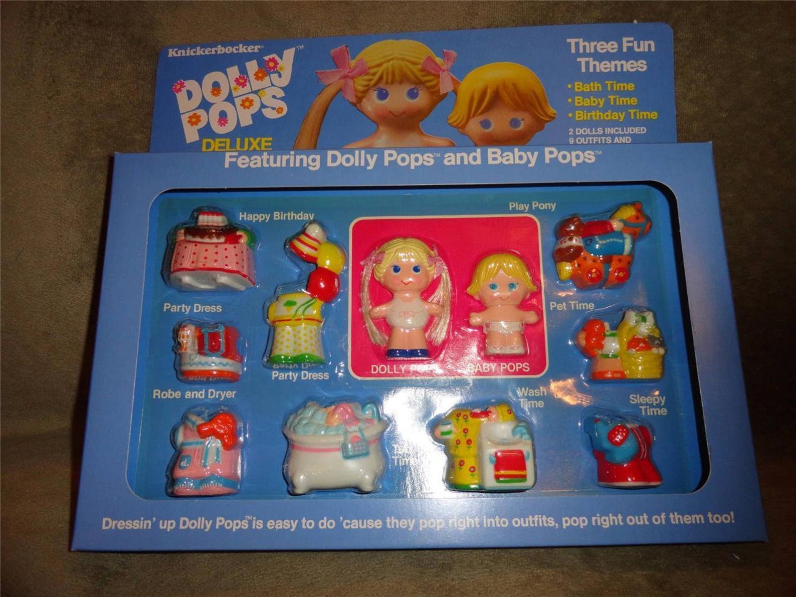 Knickerbocker 1411 Dolly Pops Baby Pops Dolls Deluxe Playset - Etsy