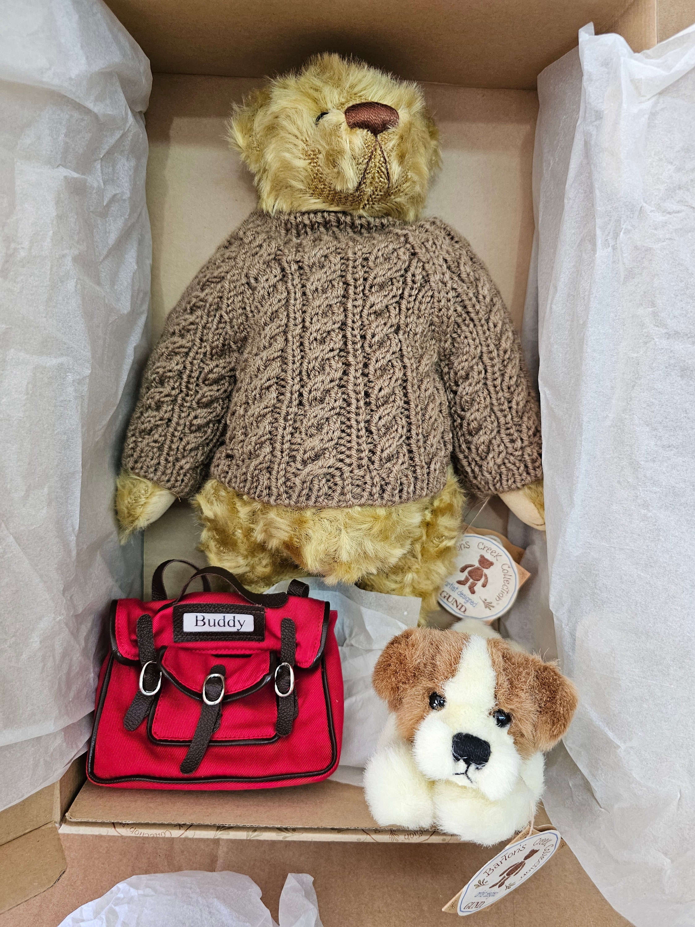 Vintage 82008 Barton's Creek Gund Buddy Jointed Teddy Bear Vintage 82008 Barton's Creek Gund Buddy Jointed Teddy Bear
