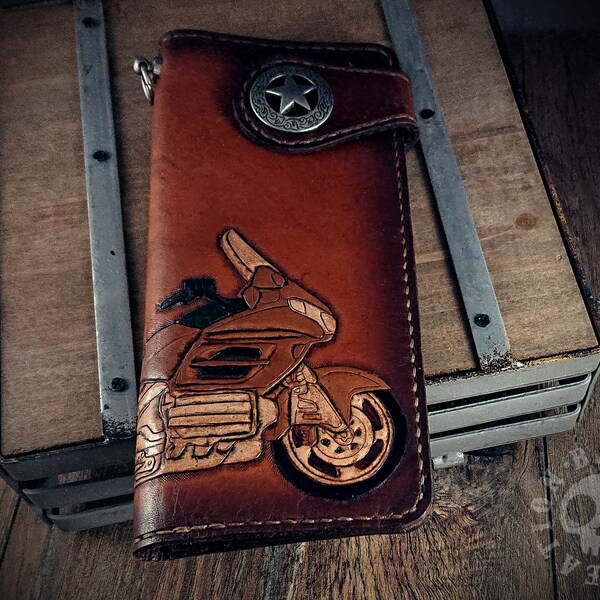 Biker Wallet - Etsy UK
