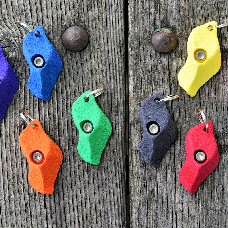 Rock Climb Hold Keychain - Etsy