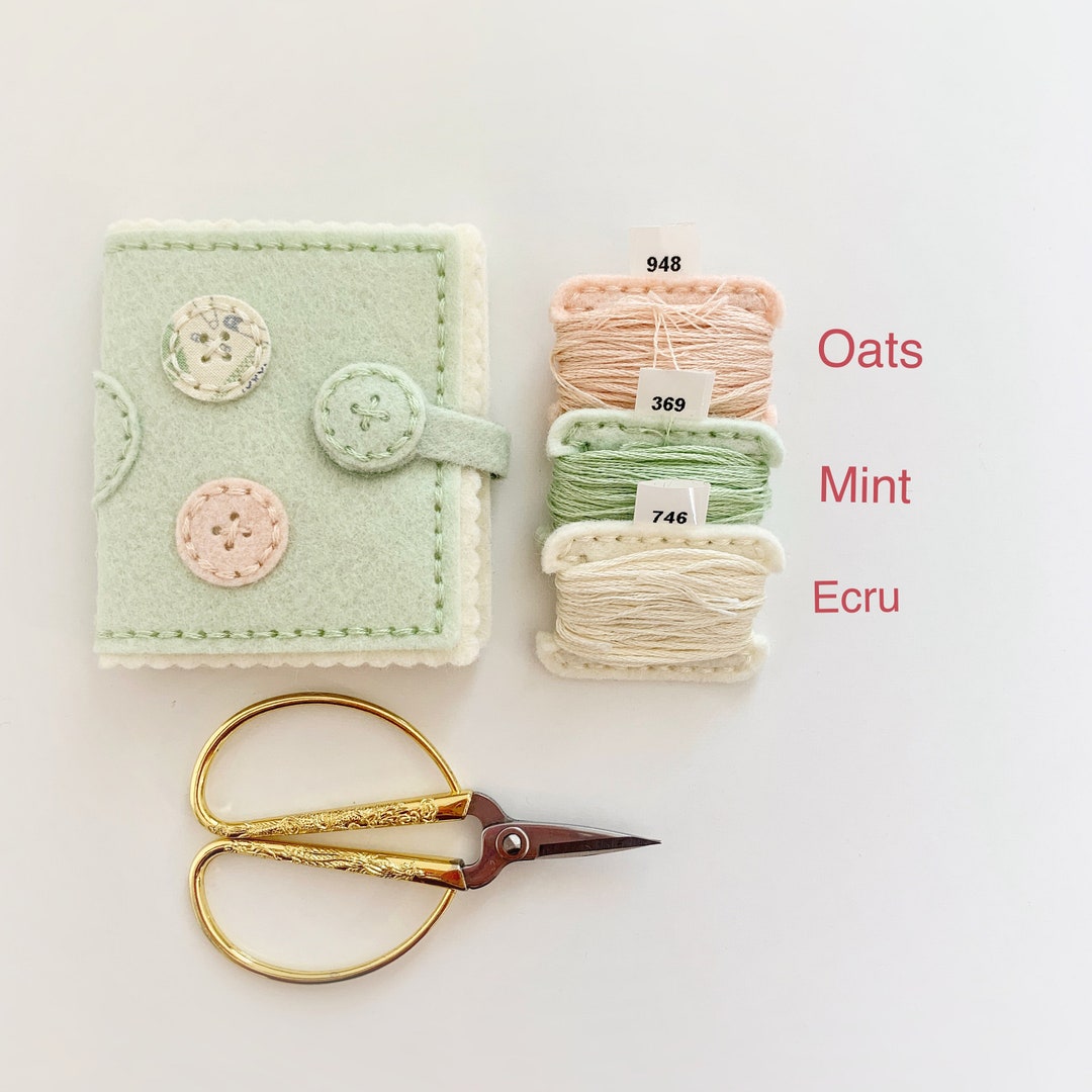 Wool Felt Needle Book, Needle Case, Needle Holder, Needle Organizer ...