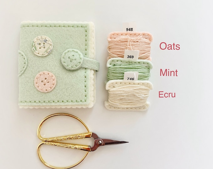 Wool Felt Needle Book, Needle Case, Needle Holder, Needle Organizer ...