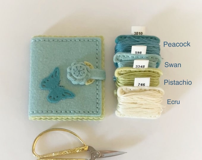 Wool Felt Needle Book, Little Needle Case, Needle Holder, Needle ...