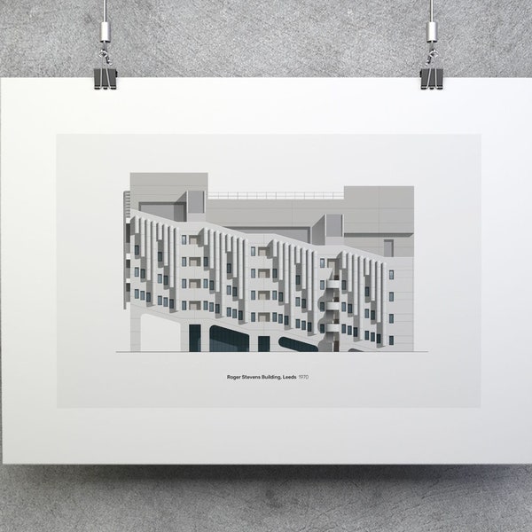 Leeds University Poster - Etsy