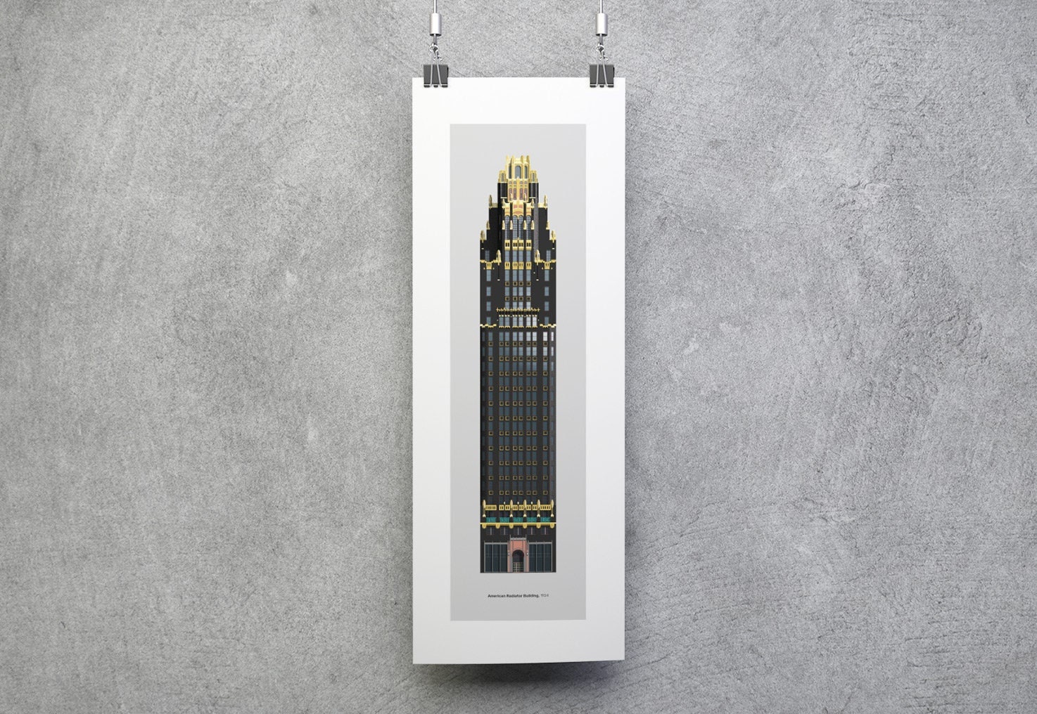 American Radiator Building / Bryant Park Hotel Print New - Etsy