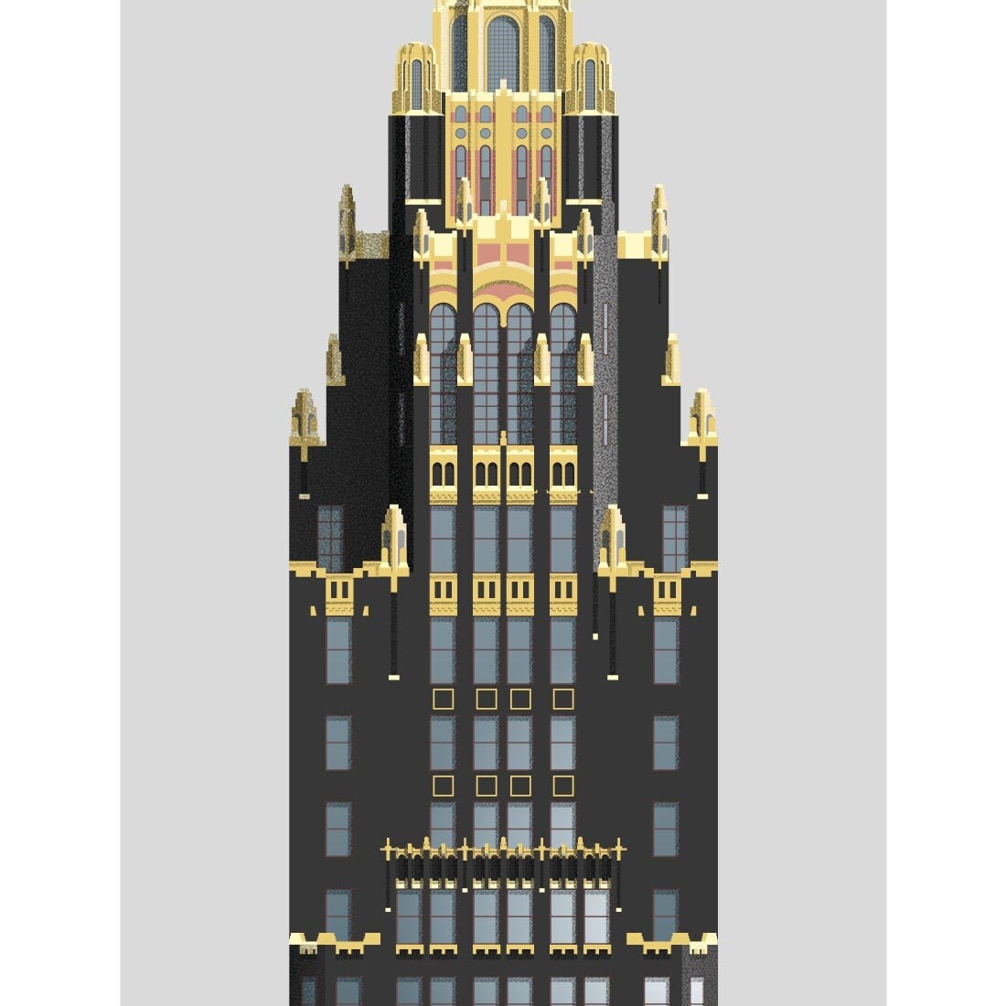 American Radiator Building / Bryant Park Hotel Print New - Etsy