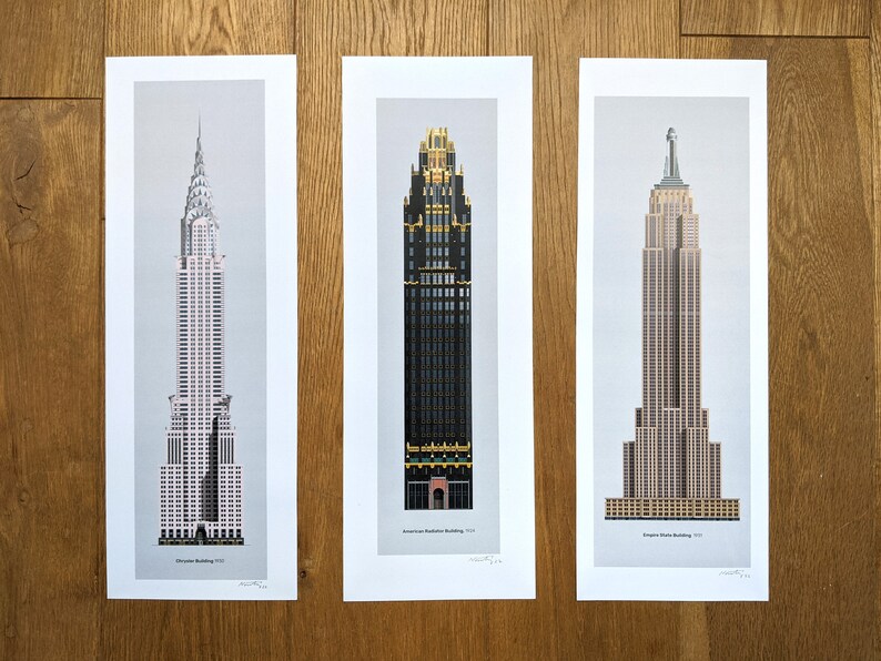 American Radiator Building / Bryant Park Hotel Print New - Etsy