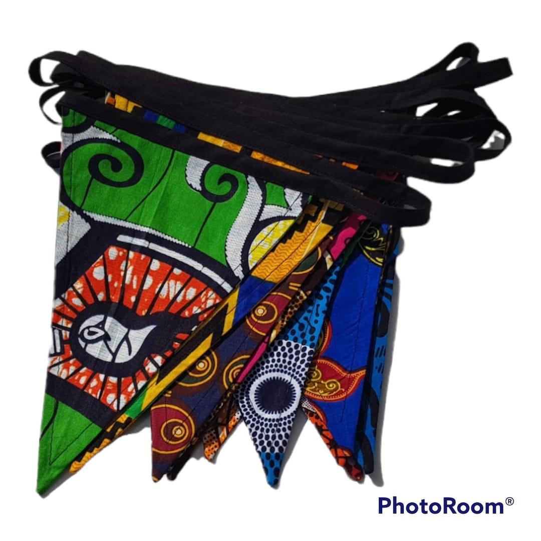 African Print Bunting - Etsy