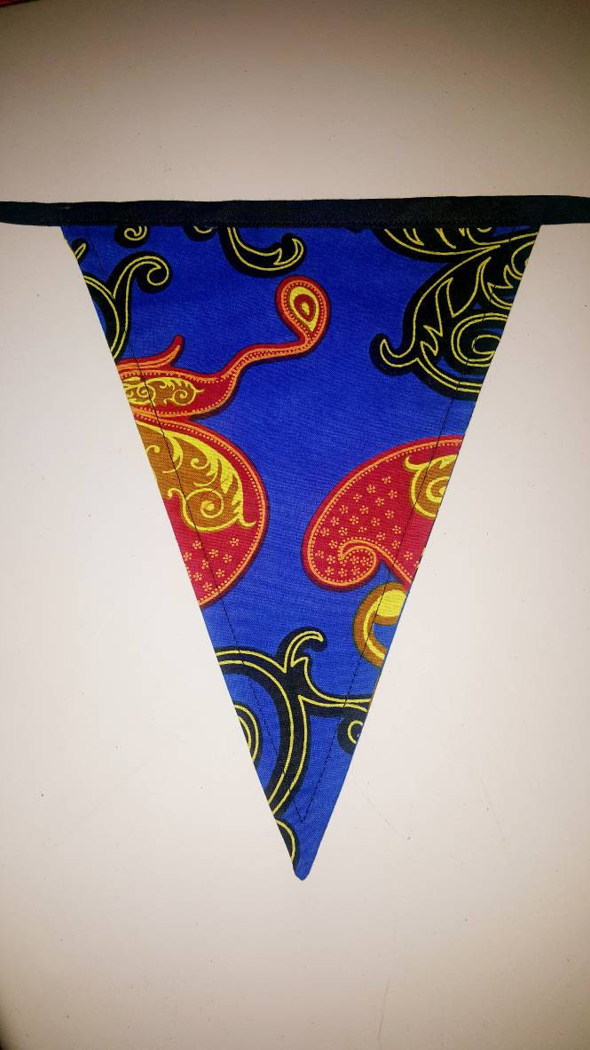 African Print Bunting - Etsy
