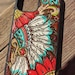 Custom Tooled Leather Native American Headdress Phone Case - Etsy