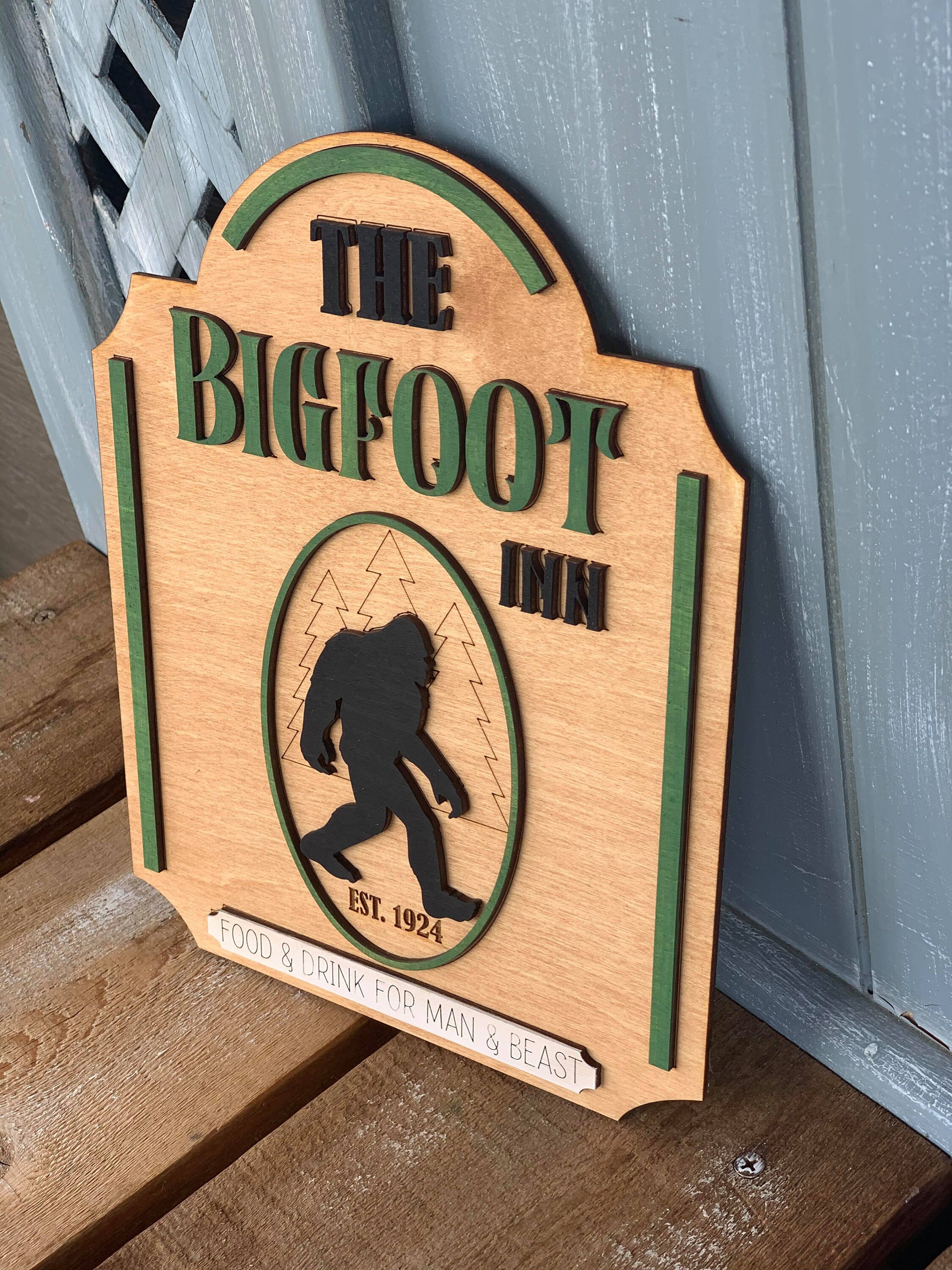 The Bigfoot INN SVG file Digital File Laser Cut File | Etsy
