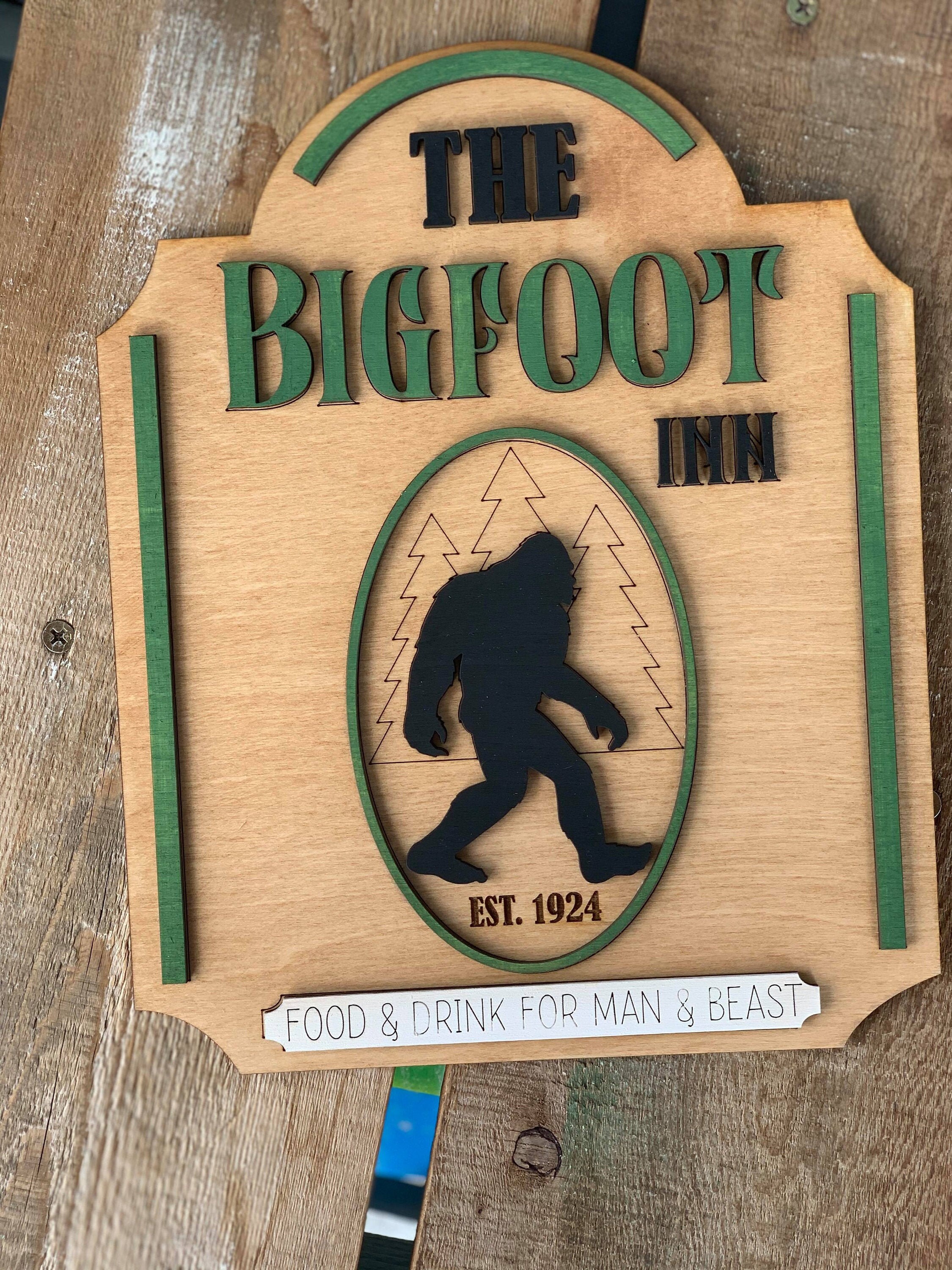 The Bigfoot INN SVG file Digital File Laser Cut File | Etsy