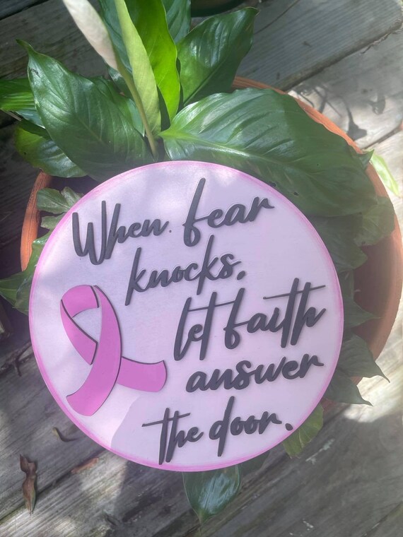 Cancer Awareness Sign SVG File Digital File Laser Cut - Etsy