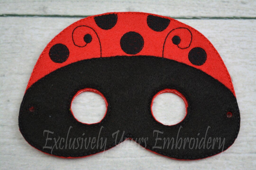 Ladybug Children's Mask - Costume - Theater - Dress up - Halloween ...