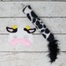 Cow Costume Set With Mask and Tail - Kids Costume - Theater - Dress up ...