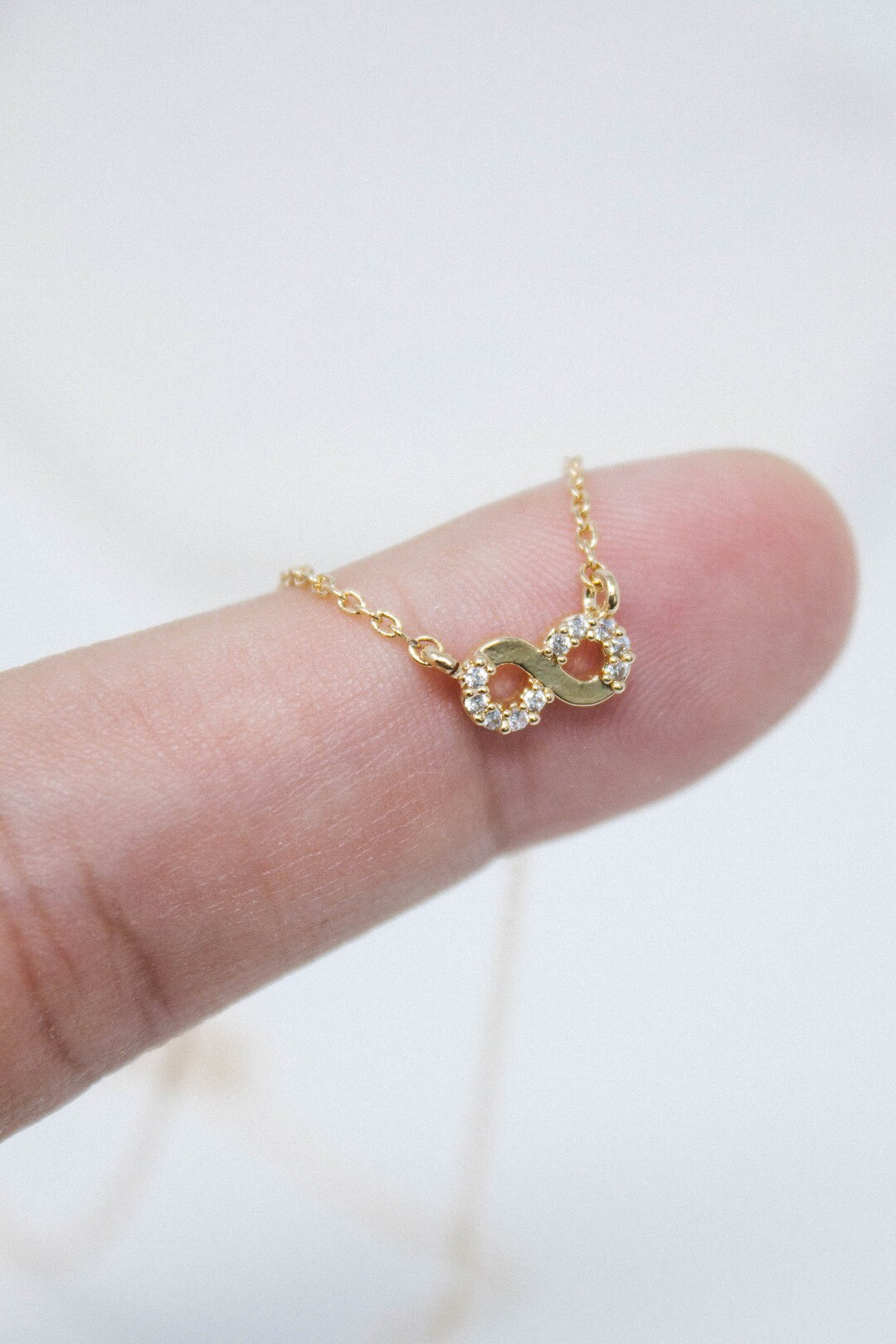 Infinity Charm Necklace, Infinity Necklace, Bridesmaid Gift, Bridesmaid ...