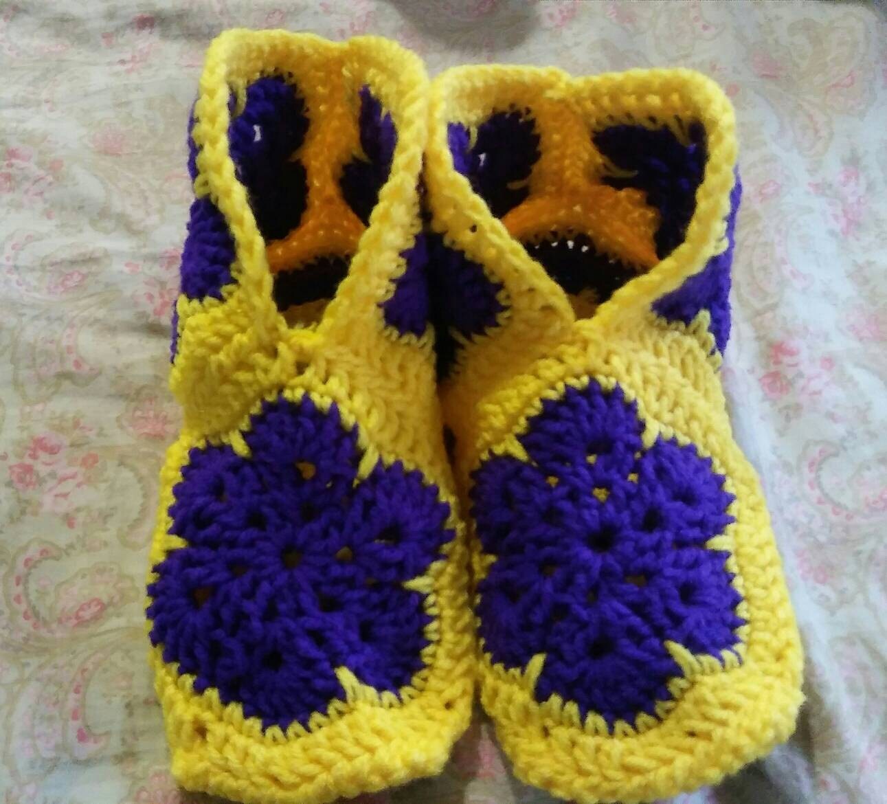 Crochet Slippers Etsy