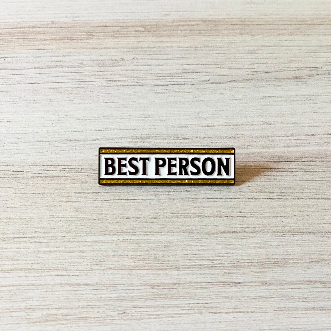 BEST PERSON lapel pin | Etsy