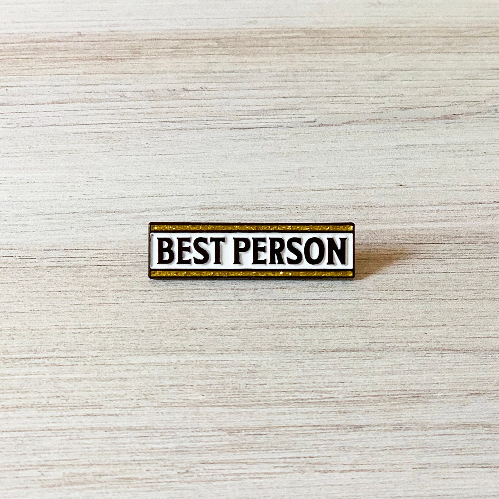 BEST PERSON Lapel Pin - Etsy