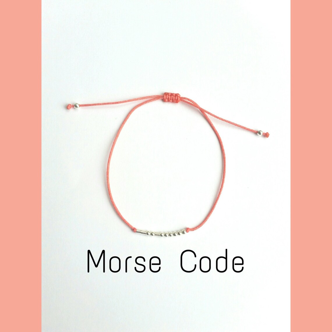 CUSTOM Secret Message Bracelet Morse Code. Sterling - Etsy