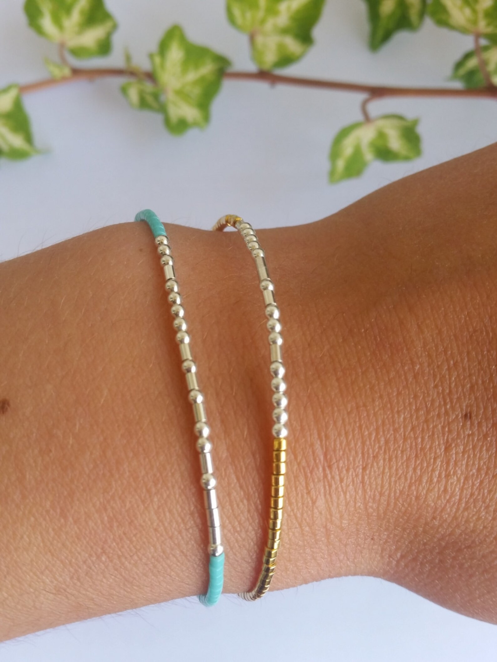 CUSTOM Secret Message Bracelet Morse Code. Beaded. Sterling - Etsy