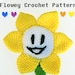 Flowey Undertale Crochet Pattern - Amigurumi Kawaii Crochet - Etsy
