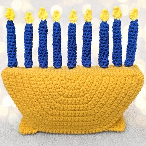 Hanukkah Menorah Crochet DIGITAL PATTERN - Hanukkah Toy - Etsy