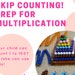 Montessori Skip Counting Chains With Custom Wooden Hanger / Math ...