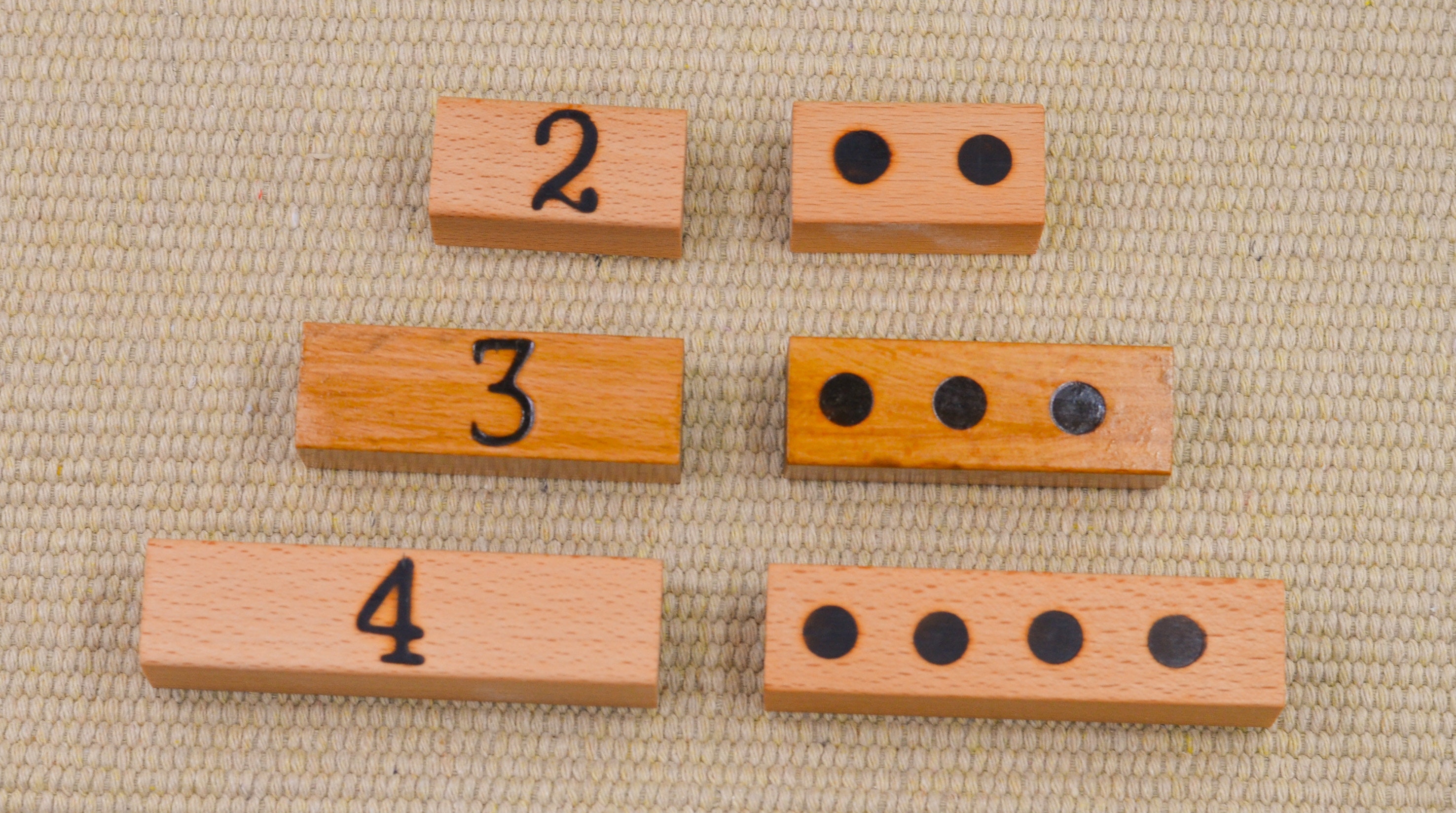 Montessori personalized number puzzle / Preschool Math | Etsy