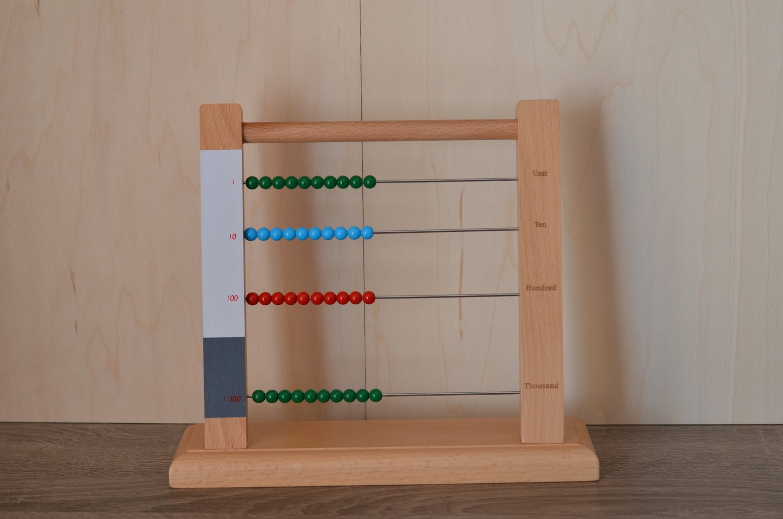 Montessori Small Bead Frame / Montessori Math Toys / - Etsy