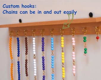 Montessori Short Bead Chains / Math Educational Learning | Etsy