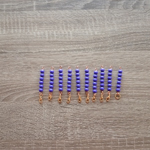 Montessori Color Bead Bar / Learning Number / Addition / Subtraction ...