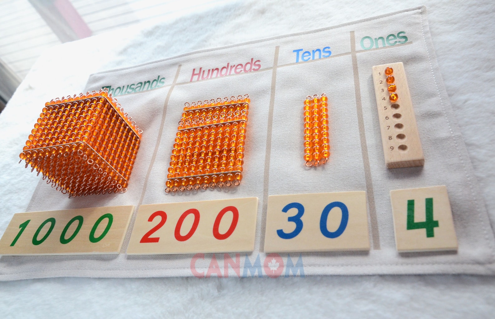 Montessori Golden Beads / Montessori Toy / Montessori Math Toy - Etsy ...