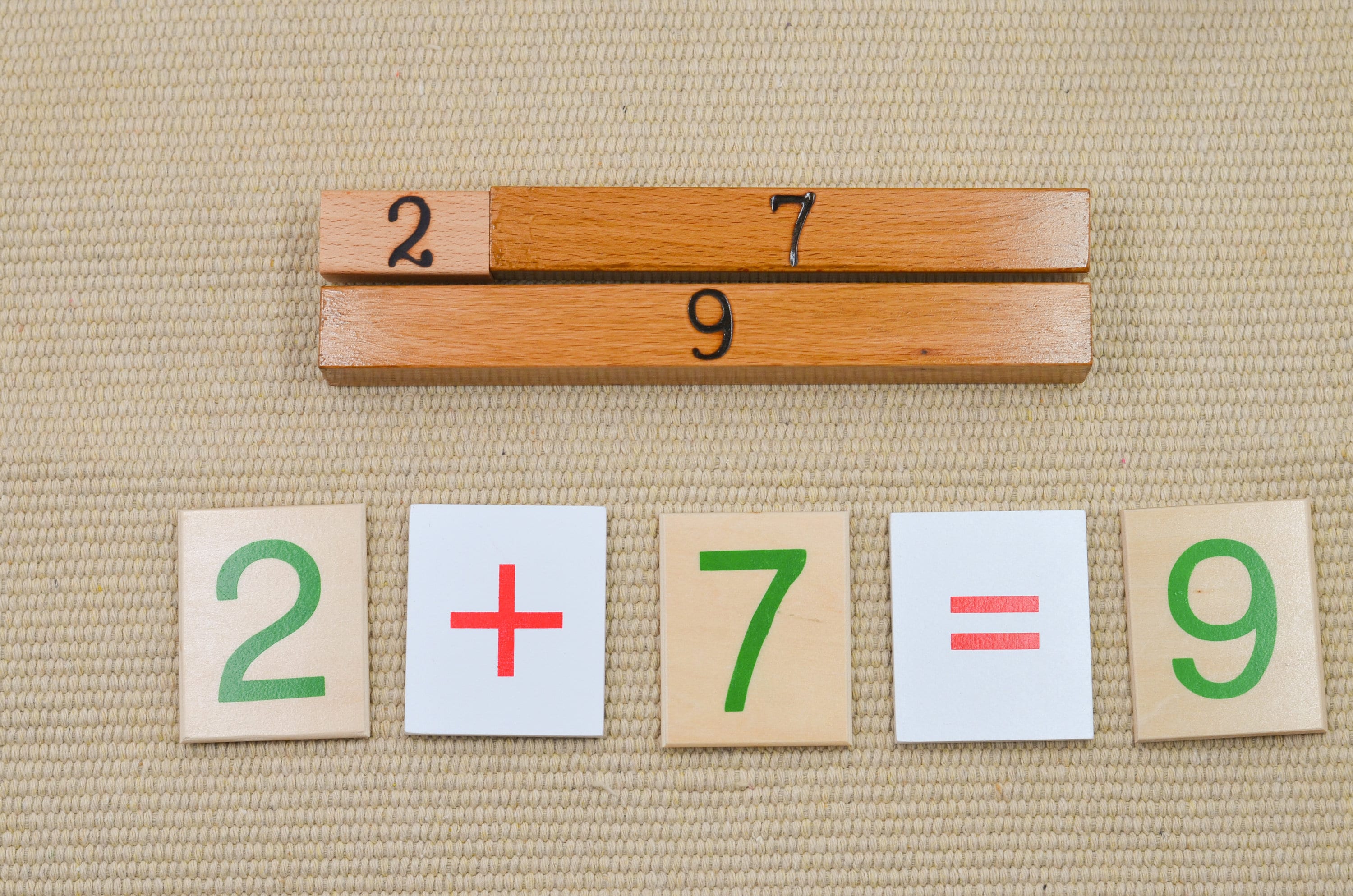 Montessori personalized number puzzle / Preschool Math | Etsy