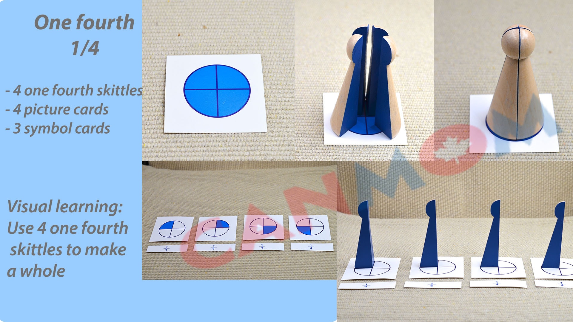 Montessori Fraction Learning Math Game With Wooden Dice | Etsy